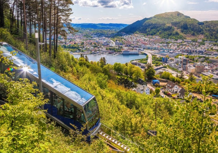 Walking Tour On Mount Floien And Bergen Funicular | Costa Cruzeiros
